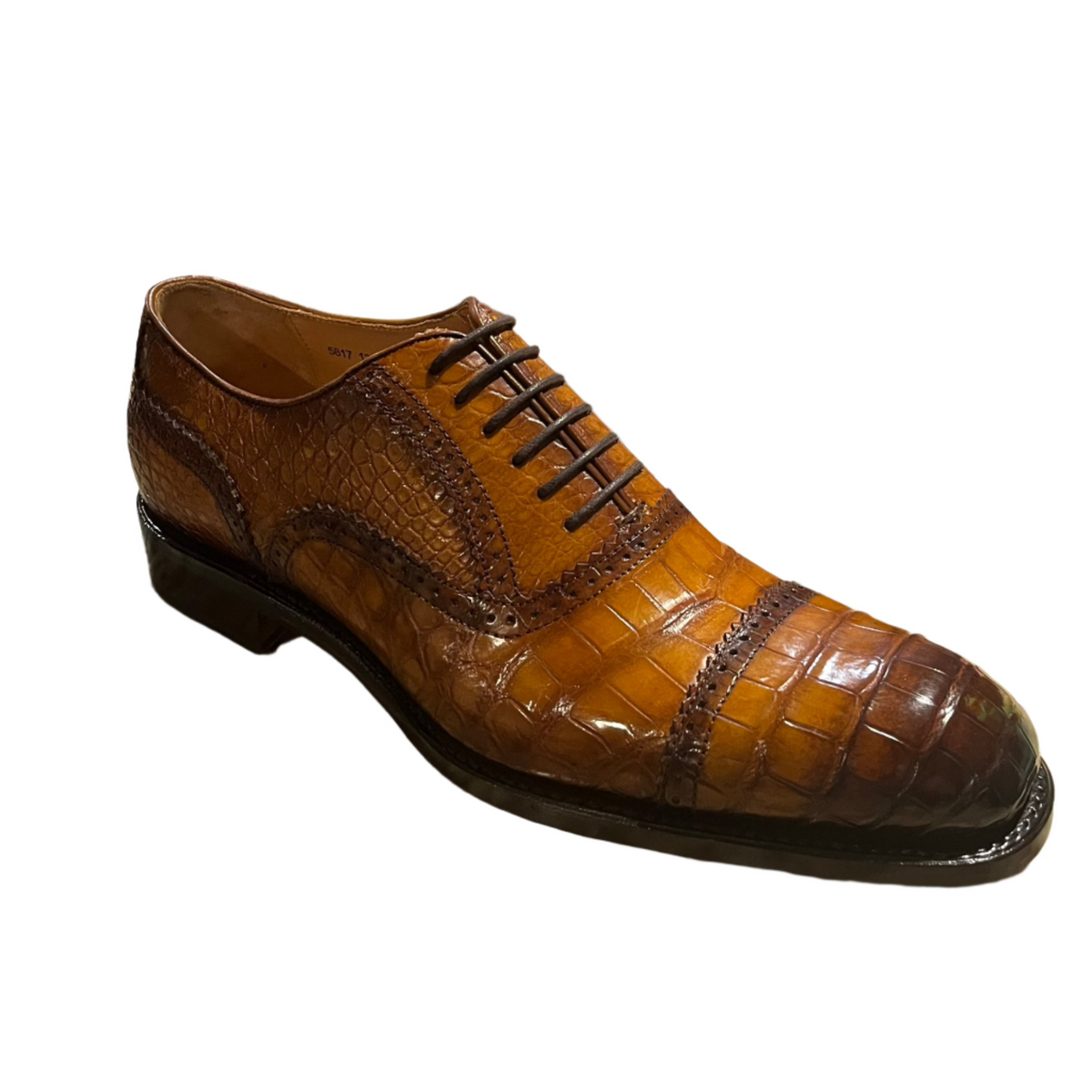 Ugo Vasare- 5817 Alligator/Handpainted/Caramel – Brite Creations Atlanta